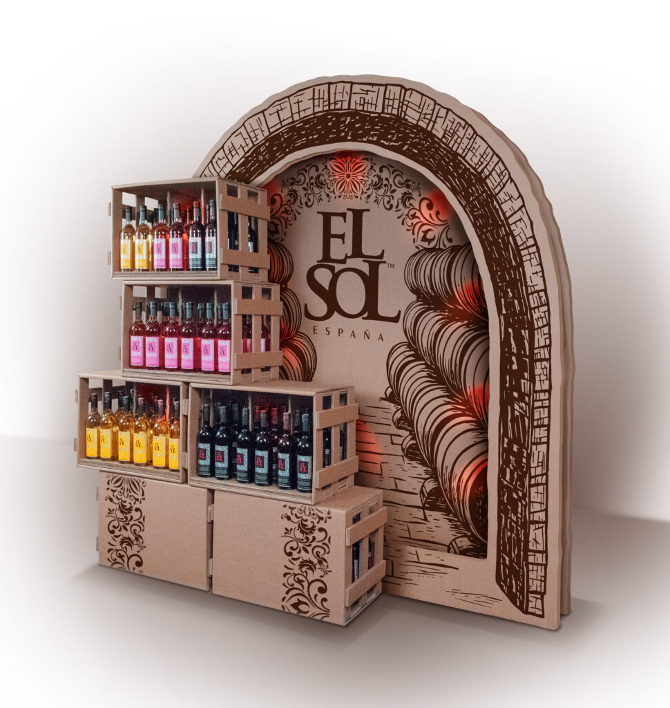 Elevating wine presentation with corrugated display | Corrugated Of ...
